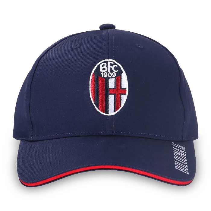 BOLOGNA FC NAVY BLUE LOGO CAP